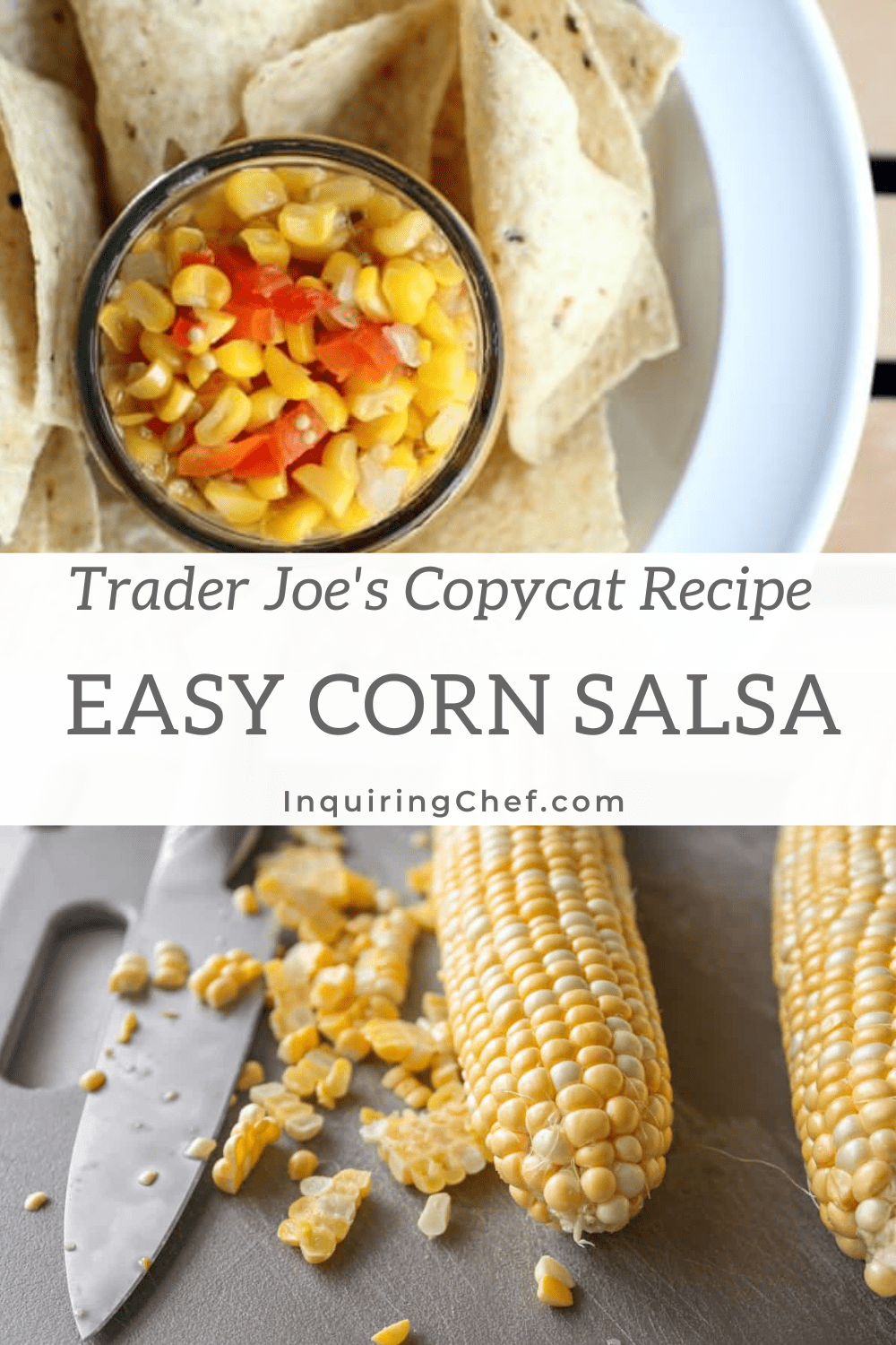 Sweet and Spicy Corn Salsa (Trader Joe's Copycat Recipe)