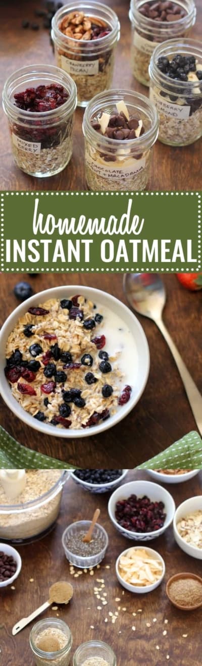 Homemade Instant Oatmeal