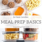 Meal Prep Basics - Simple, Healthy Meals for a Busy Family | Inquiring Chef