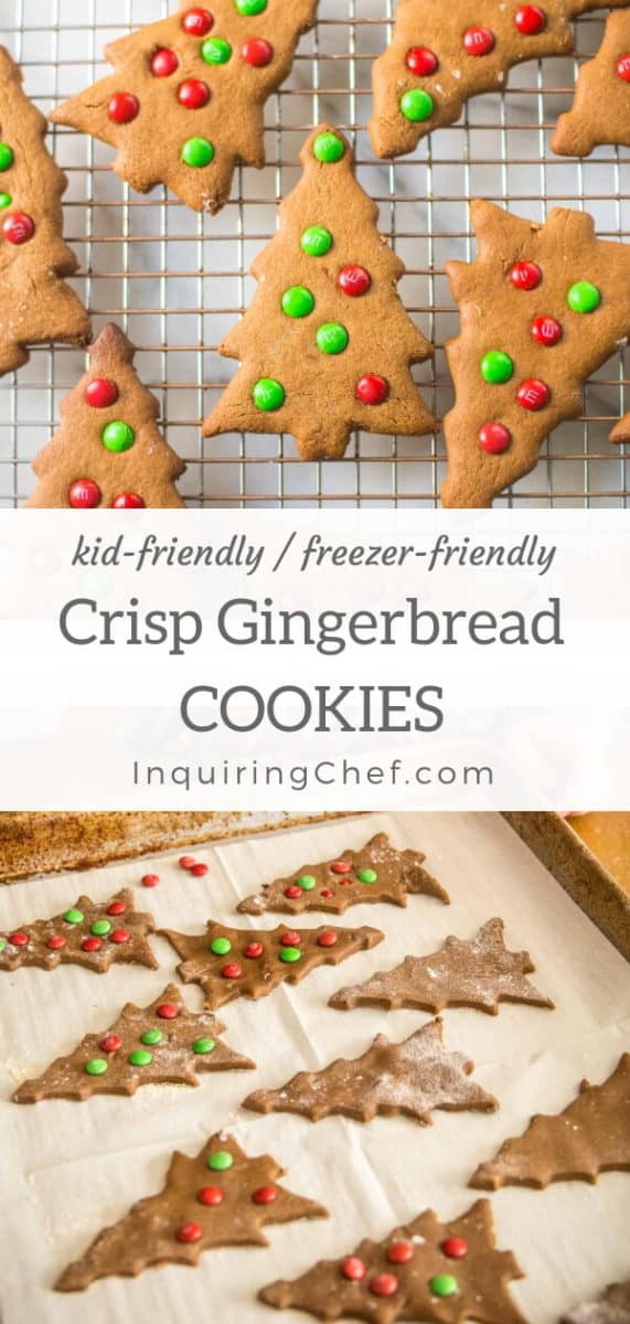 Crisp Gingerbread Cookies