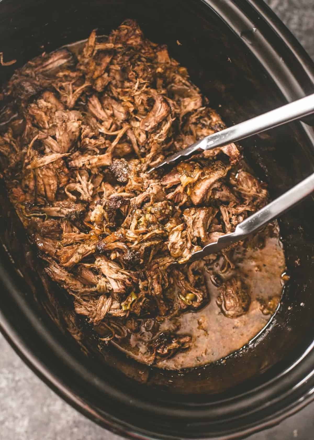 Slow Cooker Mississippi Pork Roast {clean version; no packets}