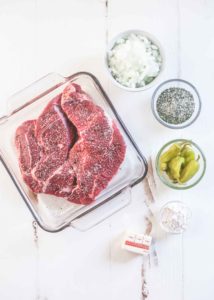 Slow Cooker Mississippi Pork Roast {clean version; no packets}