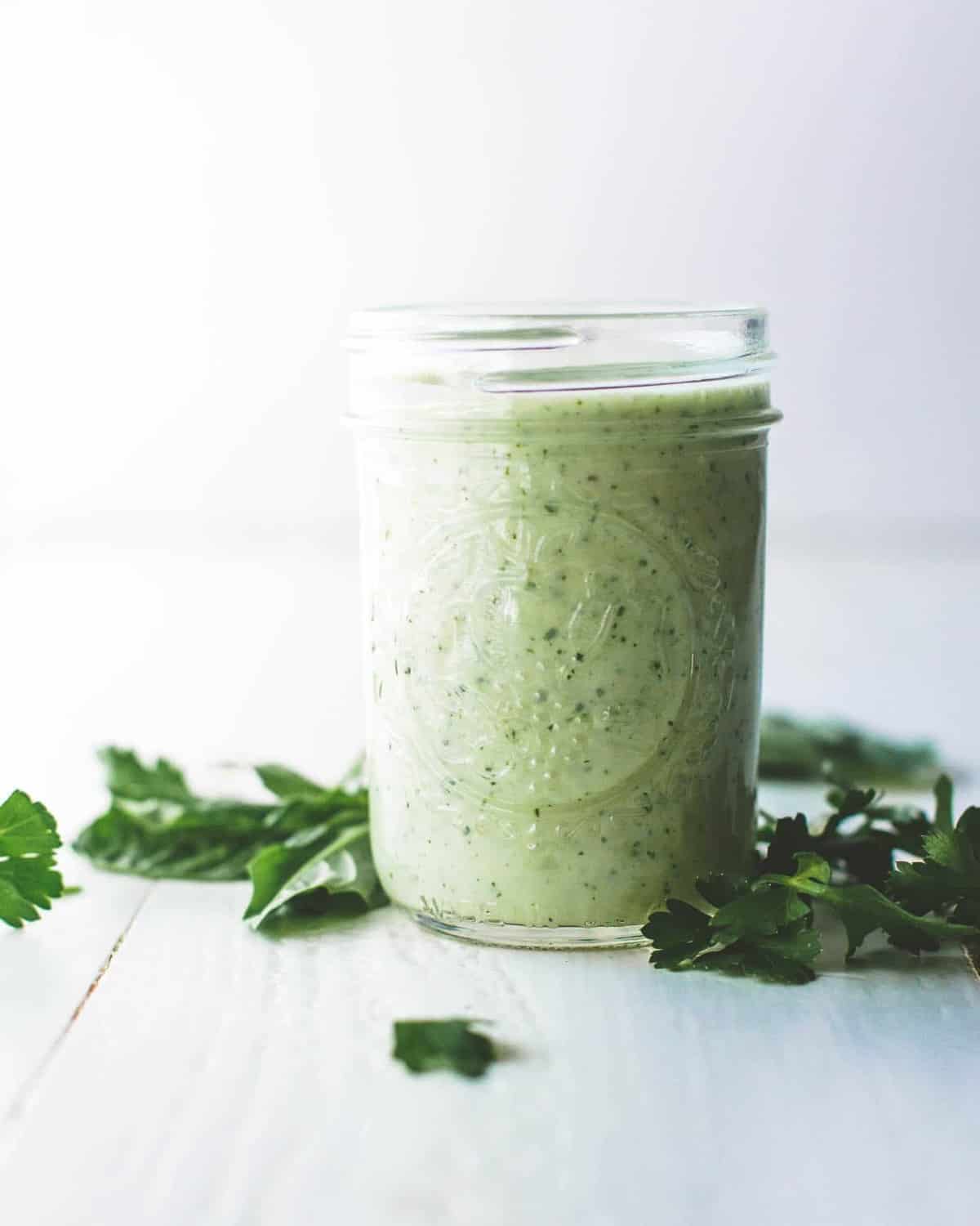 Creamy Herb Yogurt Salad Dressing