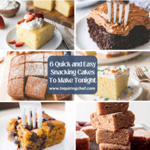 6 Quick and Easy Snacking Cakes To Make Tonight
