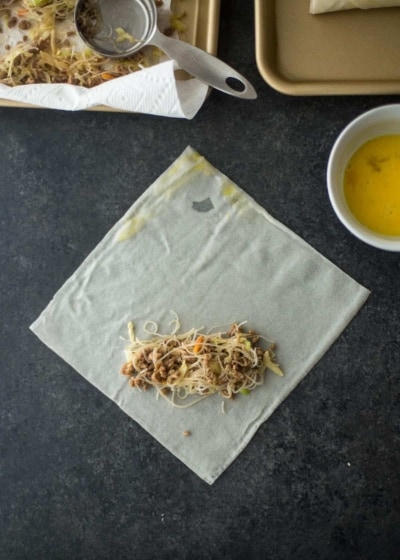 Crispy Baked Spring Rolls