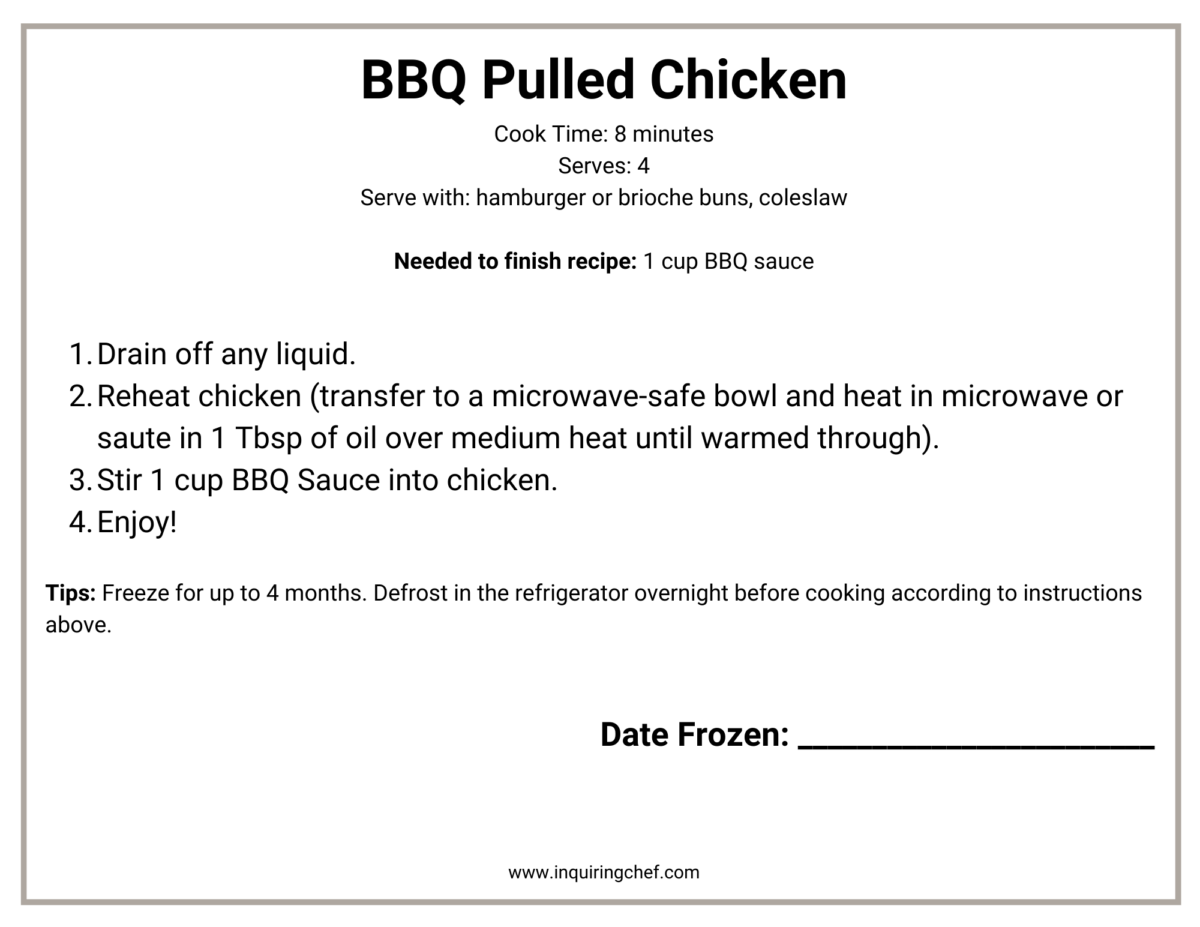 BBQ Pulled Chicken Recipe