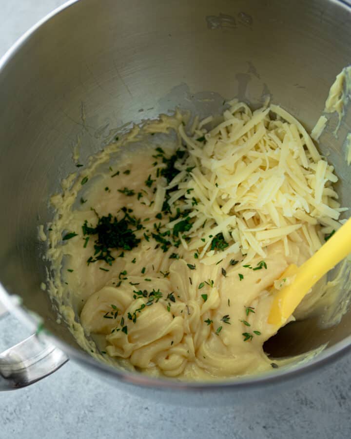 Herb and Cheese Puffs (Gougeres)