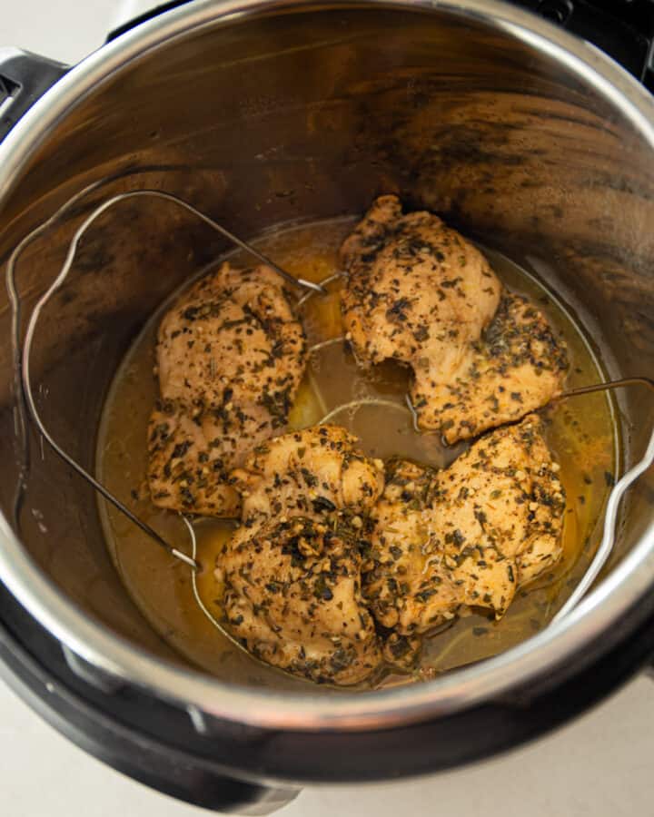 Instant Pot Garlic-Herb Chicken Thighs