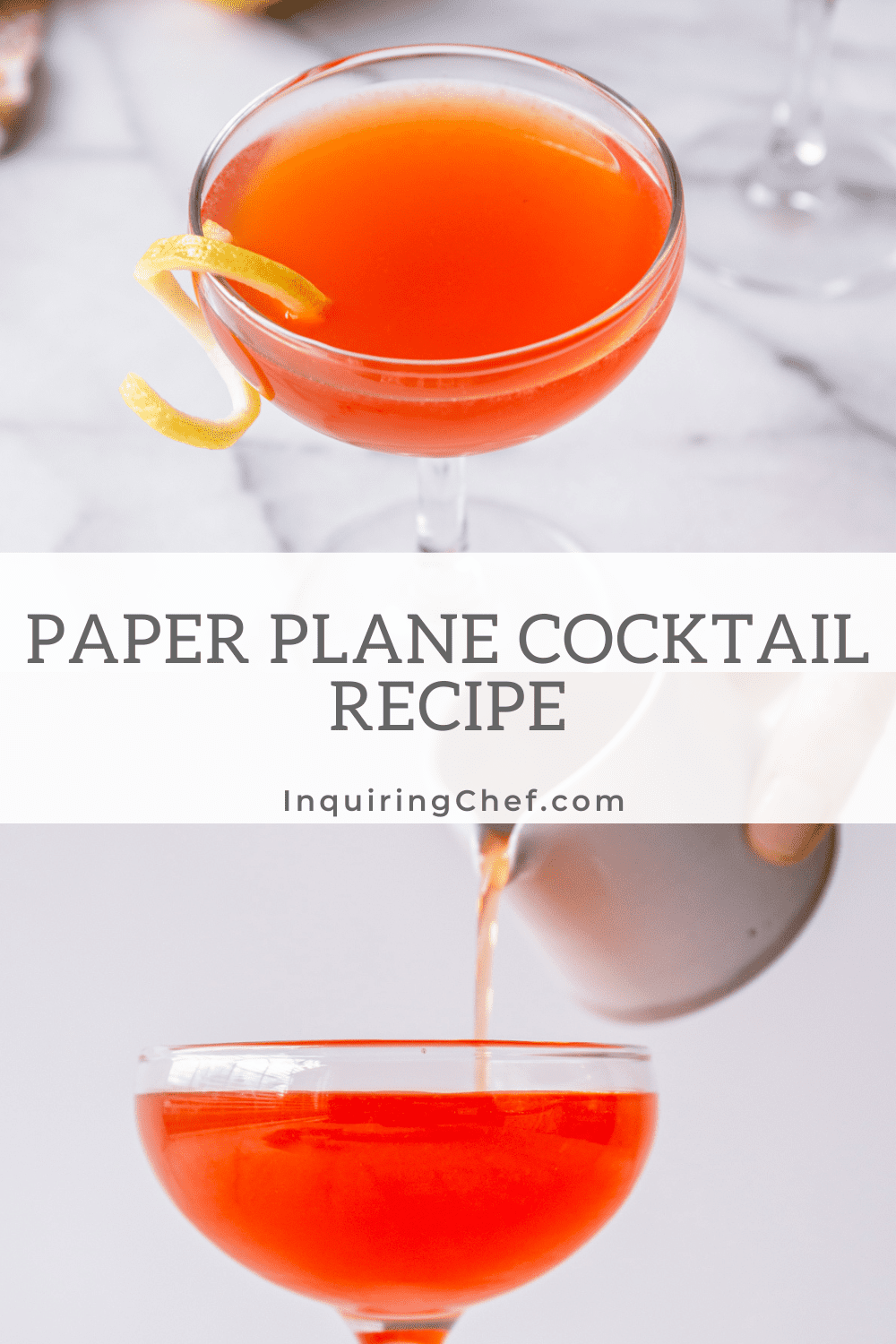 Paper Plane Cocktail recipe