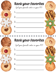 How to Host a Cookie Exchange (with free printables)