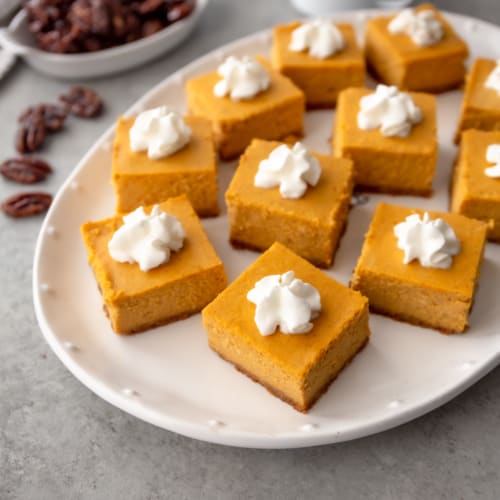 Pumpkin Cheesecake Bars Recipe