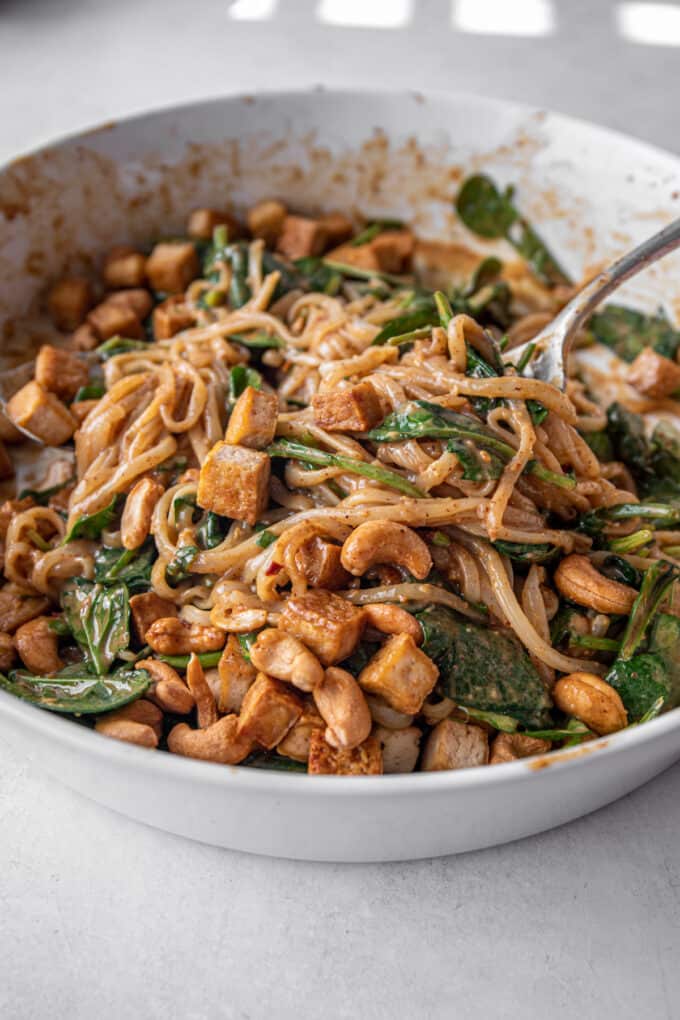 Hoisin Ginger Rice Noodles