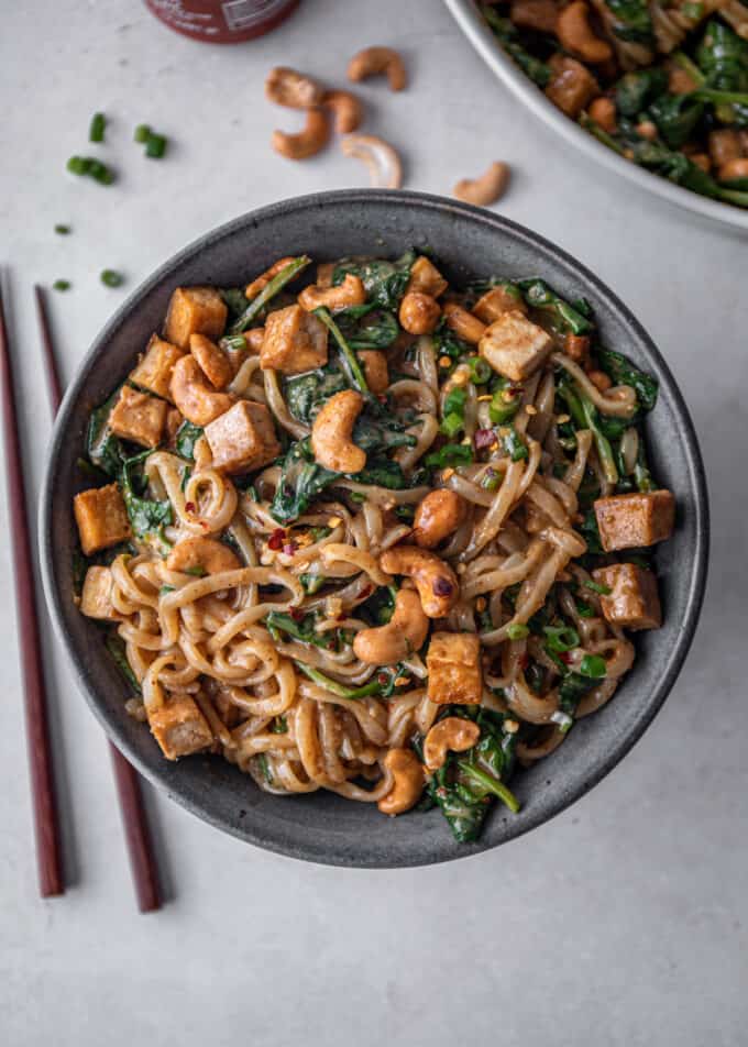 Hoisin Ginger Rice Noodles