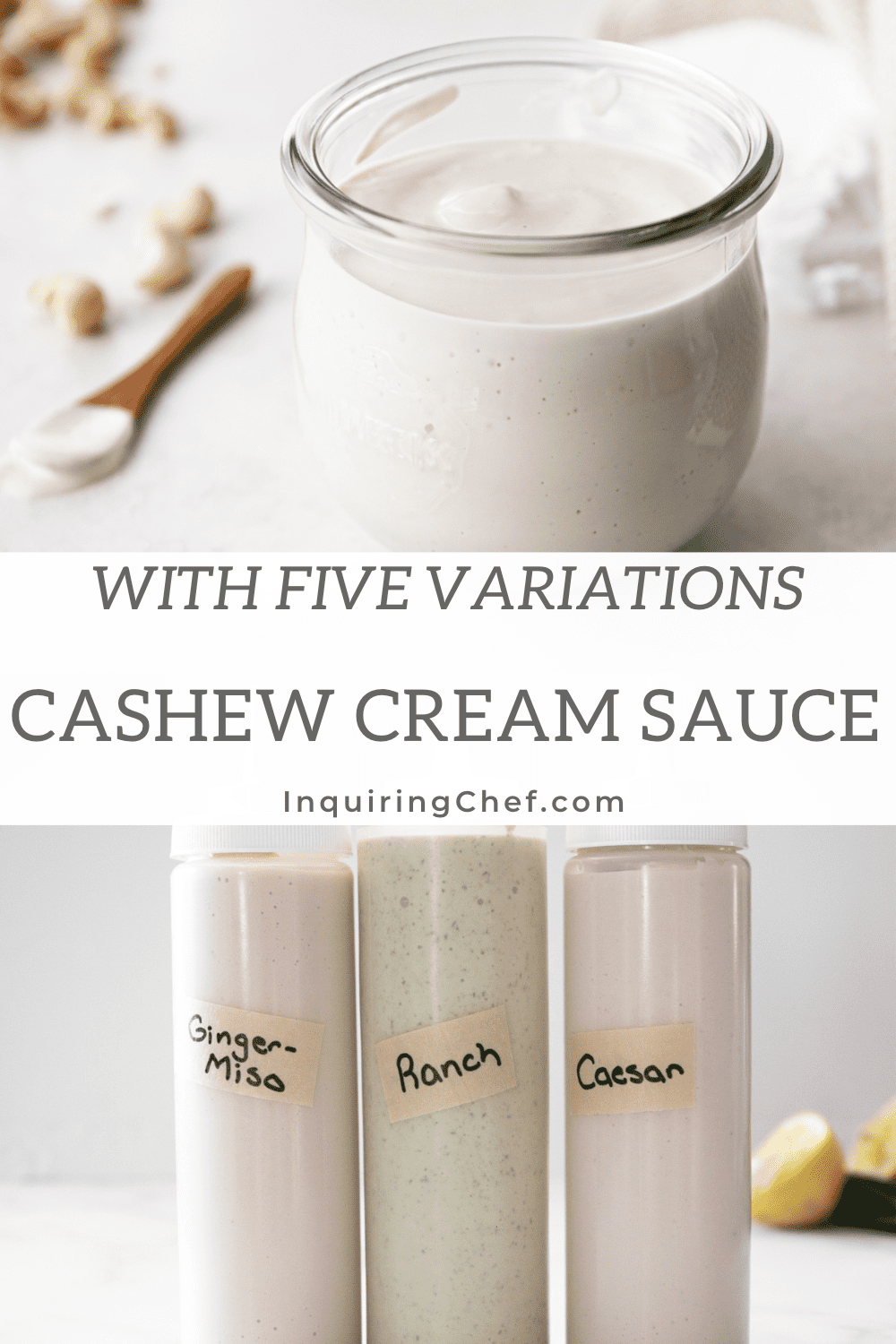 Cashew Cream Sauce Recipe