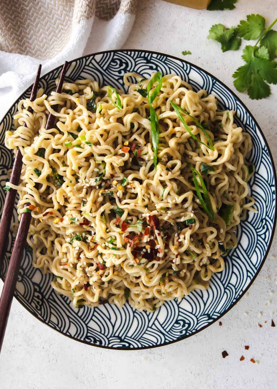 Miso Noodles (quick and easy!)