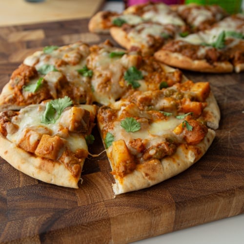 Easy Indian Pizzas (Trader Joe's shortcut recipe) Recipe