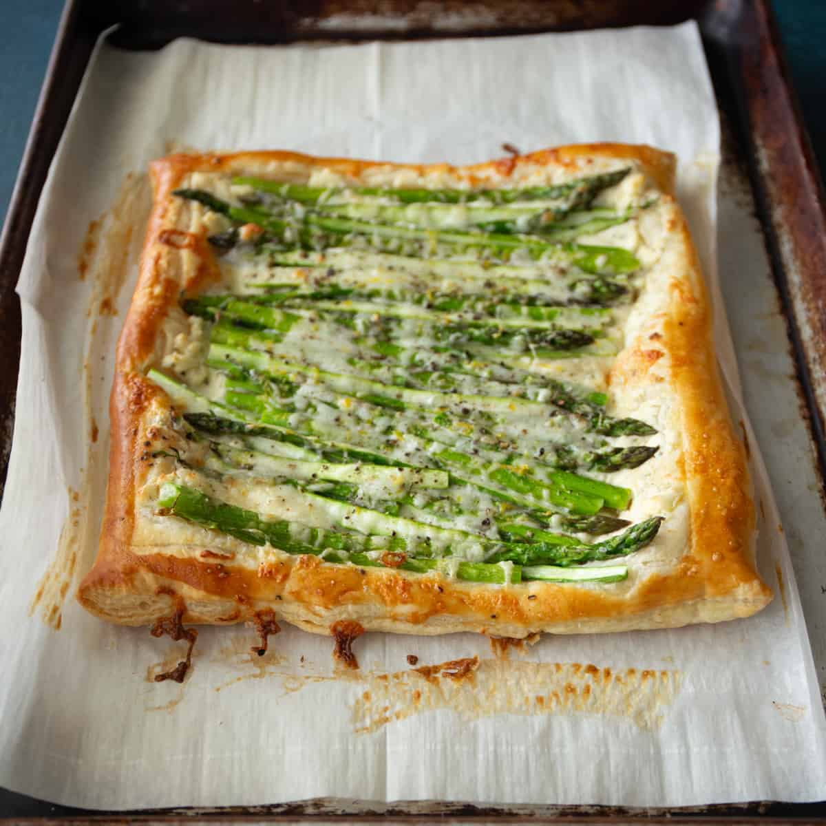 Asparagus Puff Pastry Recipe Asparagus Tart With Puff Pastry